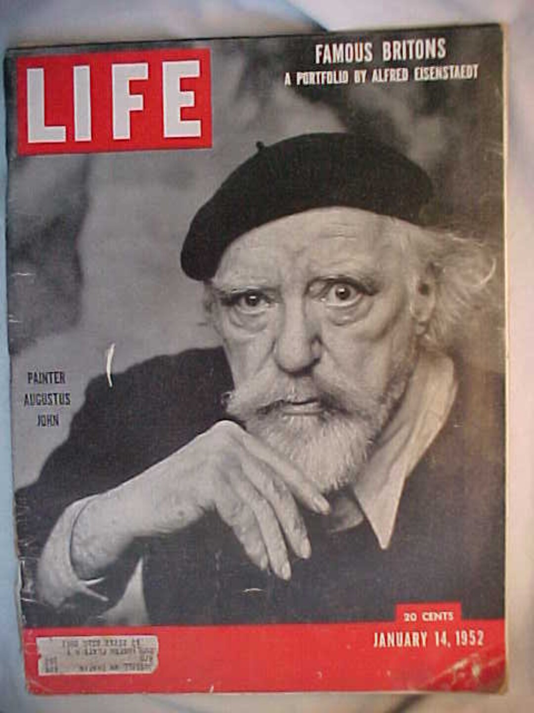 January 14, 1952 LIFE Magazine With Artist Augustus John on the Cover ...