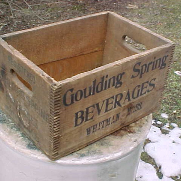Wood Soda Crate - Etsy