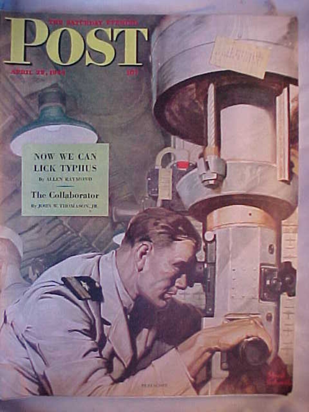 April 22, 1944 Saturday Evening Post Magazine Cover Art by Mead ...