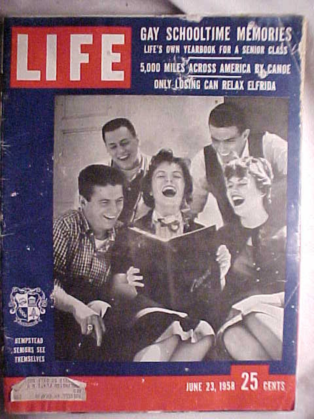 June 23, 1958 LIFE Magazine With Hamstead Seniors on the Cover Has 116 ...