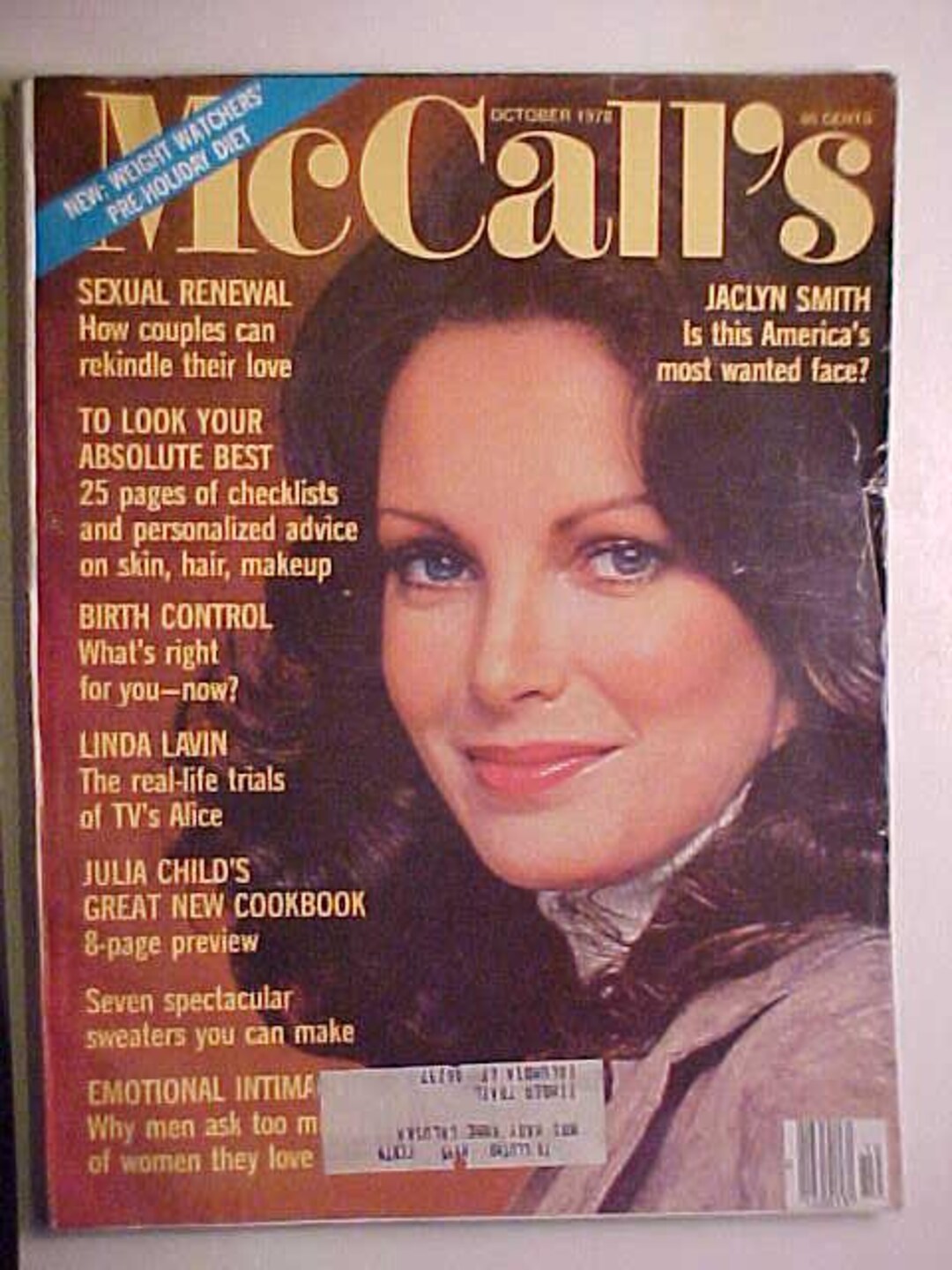 October 1978 Mccall's Magazine With Jaclyn Smith on the Cover by ...
