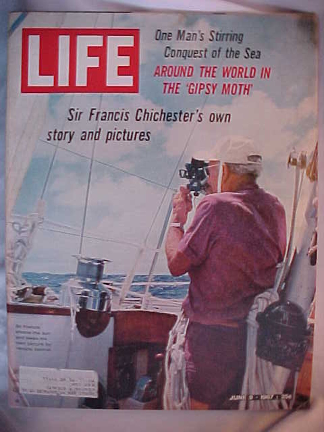June 9, 1967 LIFE Magazine With Sir Francis Chichester on the Cover Has ...