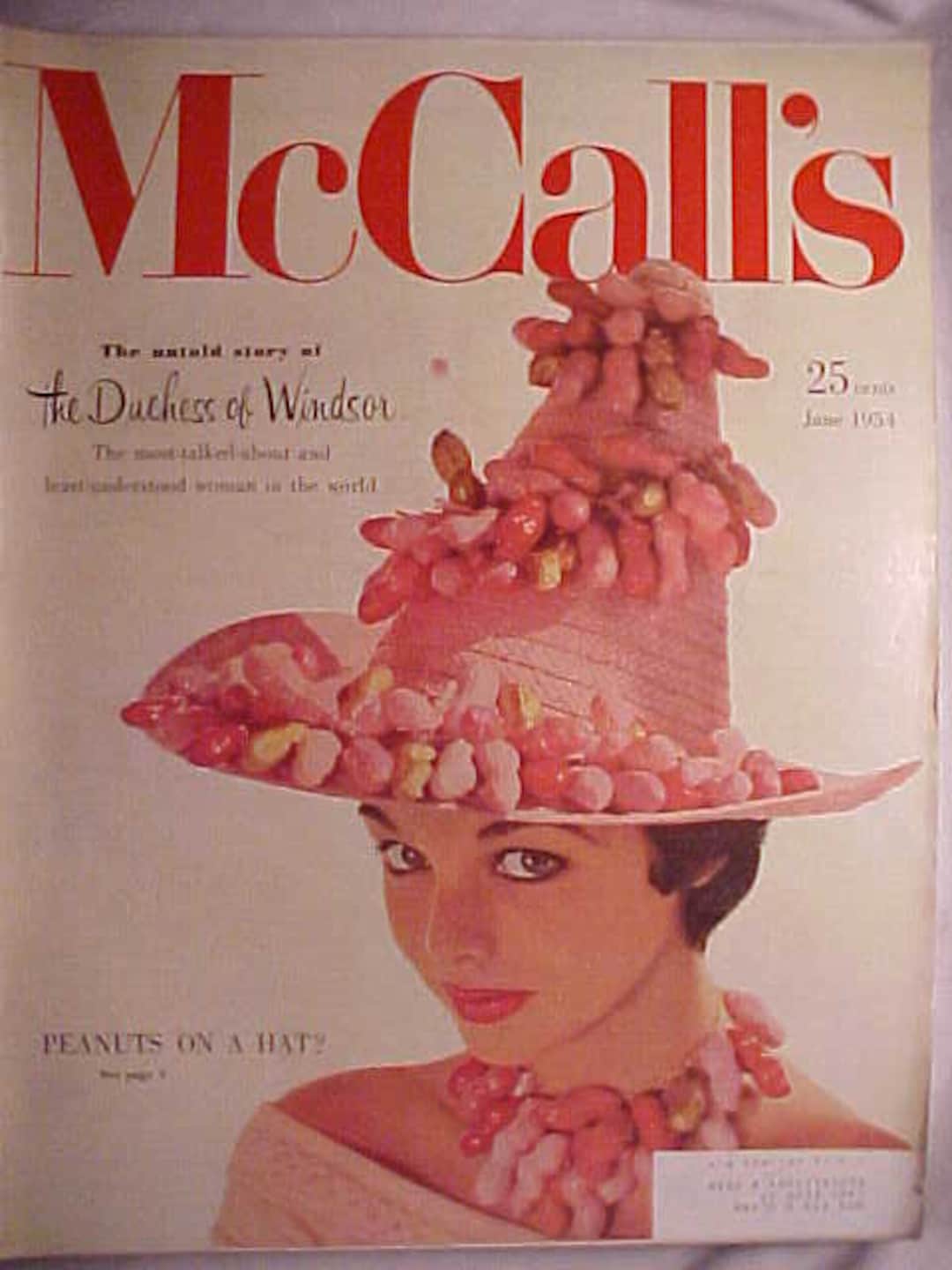 June 1954 Mccall's Magazine With the Cover by John Engstead, Has 128 ...