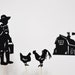 Farm Animals Shadow Puppet Set: Fourteen Puppets - Etsy