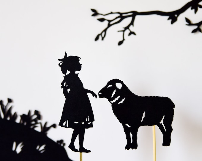 Nursery Rhymes for Children Shadow Puppet Set: Seventeen Puppets - Etsy