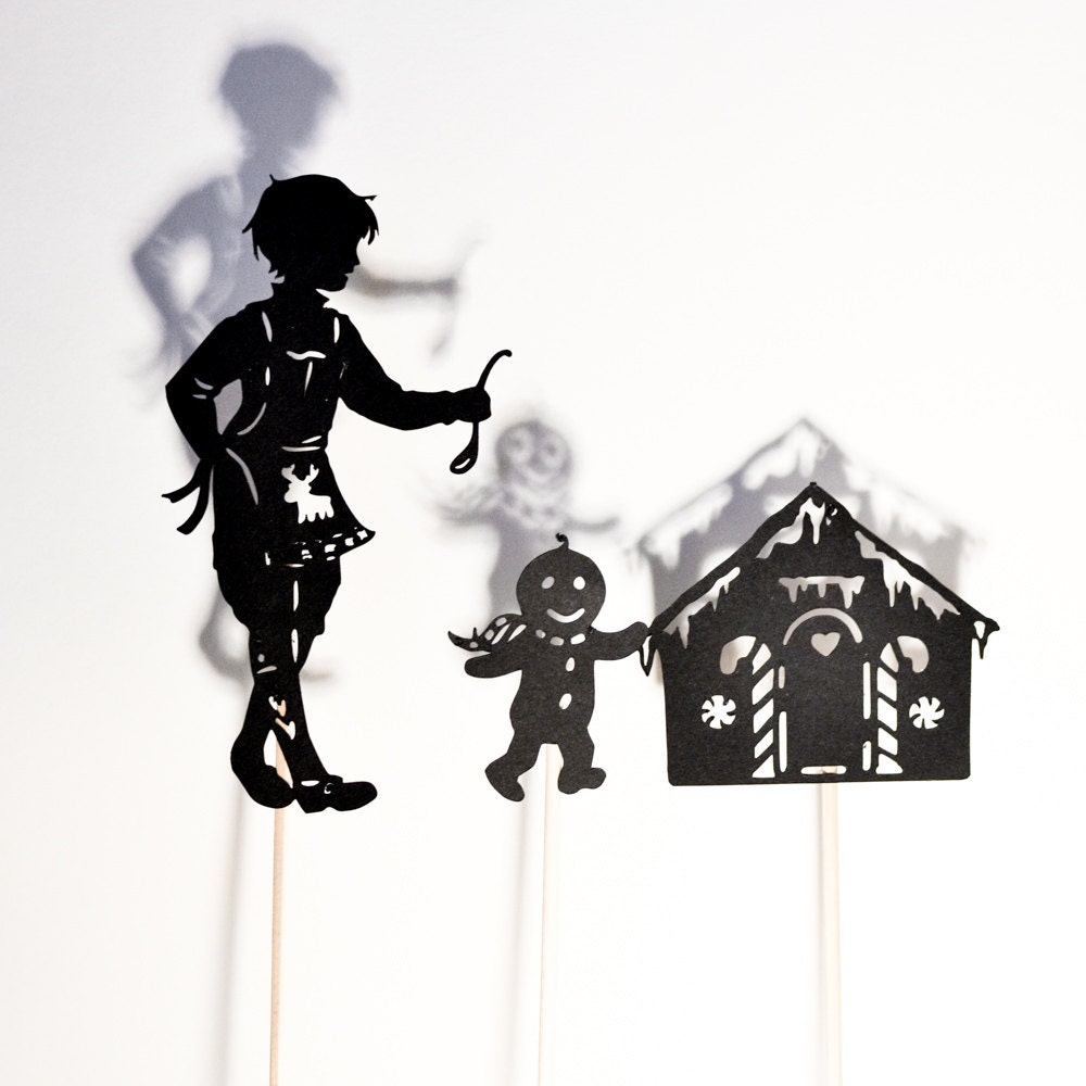 The Gingerbread Baby: Shadow Puppet Set - Etsy Canada