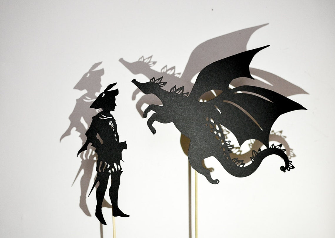 Create Your Own Fairy-tale: Shadow Puppet Set for Kids - Etsy