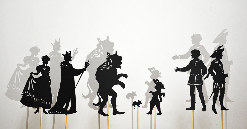 Puss in Boots: Full Shadow Puppet Set - Etsy
