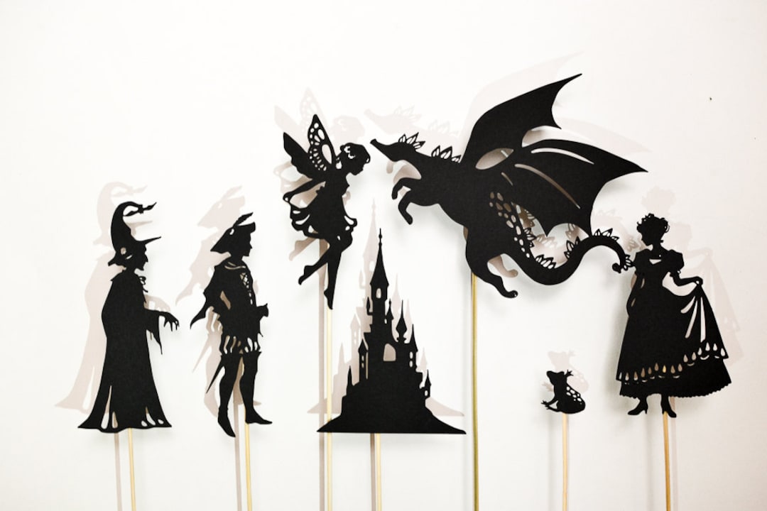 Create Your Own Fairy-tale: Shadow Puppet Set for Kids - Etsy