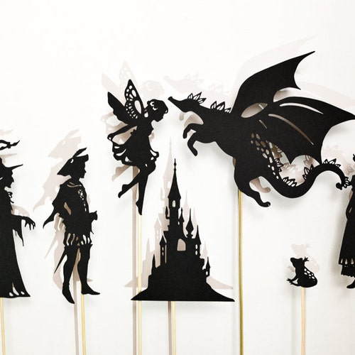Create Your Own Fairy-tale: Shadow Puppet Set for Kids - Etsy