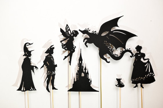 Create Your Own Fairy-Tale: Shadow Puppet Set for Kids | Etsy