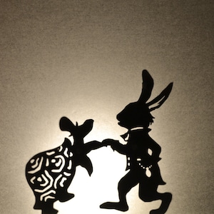 Hare and Tortoise Shadow Puppet Set - Etsy