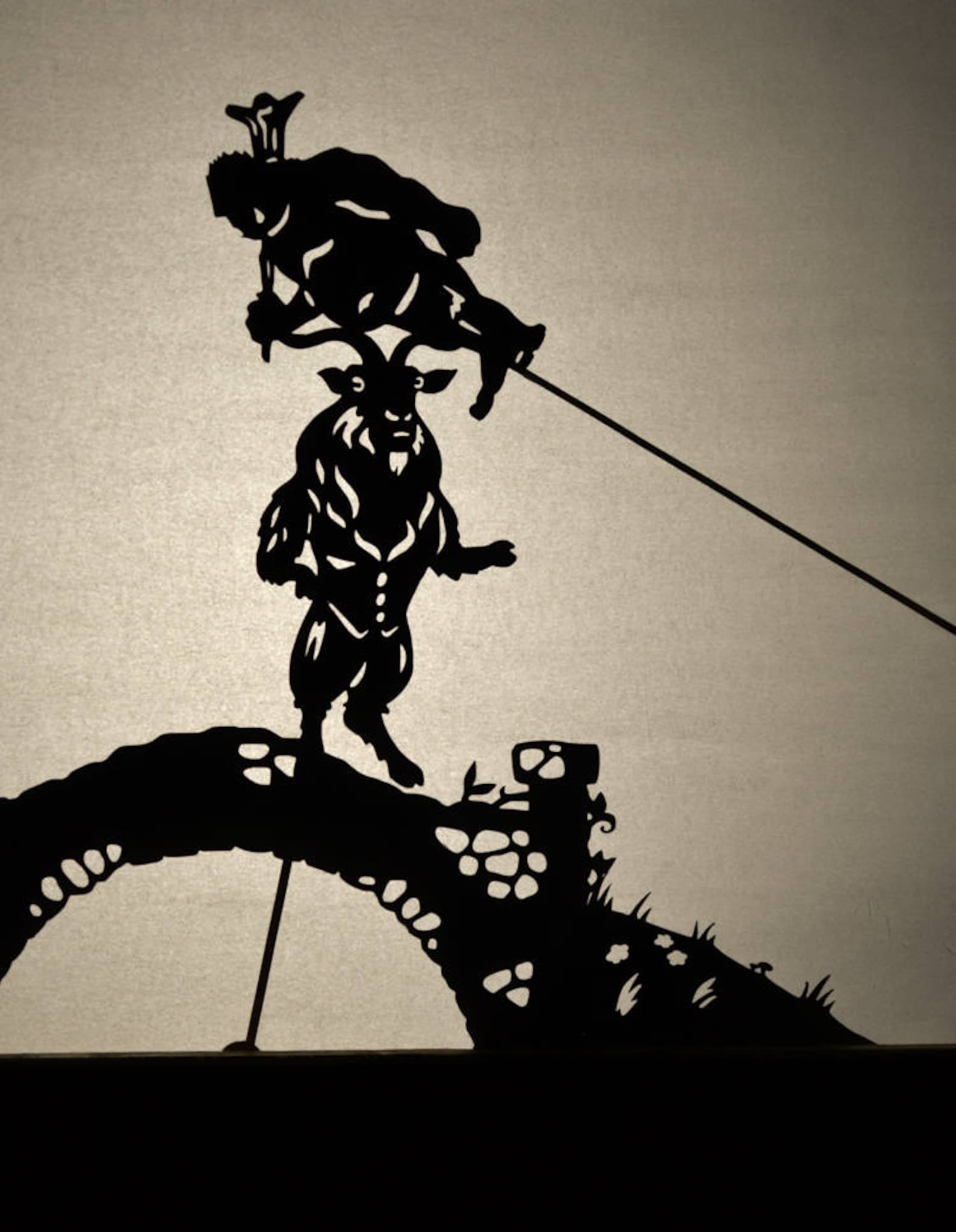 Three Billy Goats Gruff: Shadow Puppets - Etsy