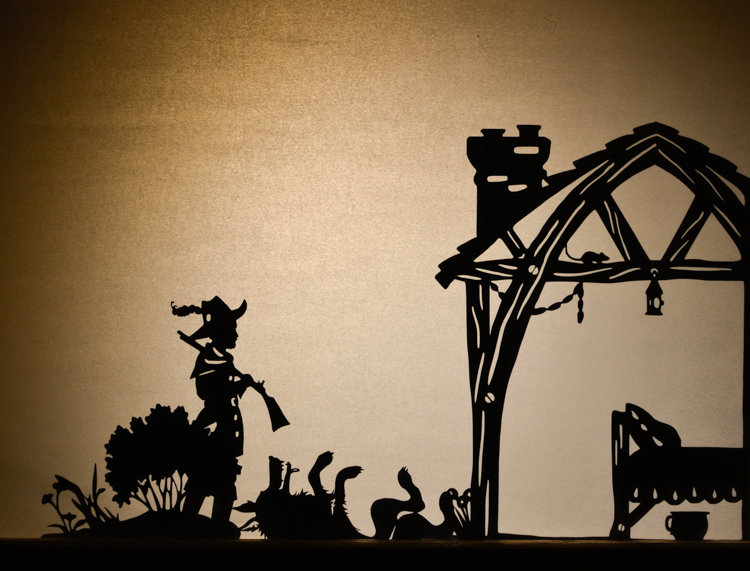 Little Red Riding Hood Shadow Puppet Set: Seven Puppets - Etsy