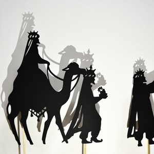 Nativity Scene: Christmas Shadow Puppet Set for Kids - Etsy