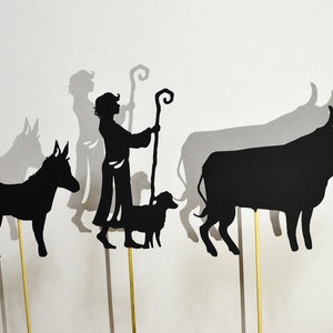 Nativity Scene: Christmas Shadow Puppet Set for Kids - Etsy Canada
