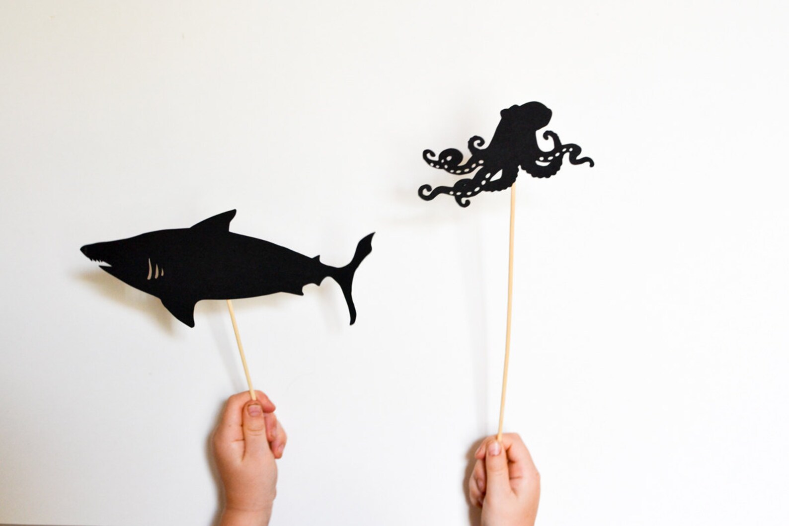 Coral Reef Ocean Life: Shadow Puppet Set - Etsy