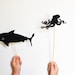 Coral Reef Ocean Life: Shadow Puppet Set - Etsy