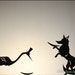 Fox and Crane Shadow Puppet Set - Etsy