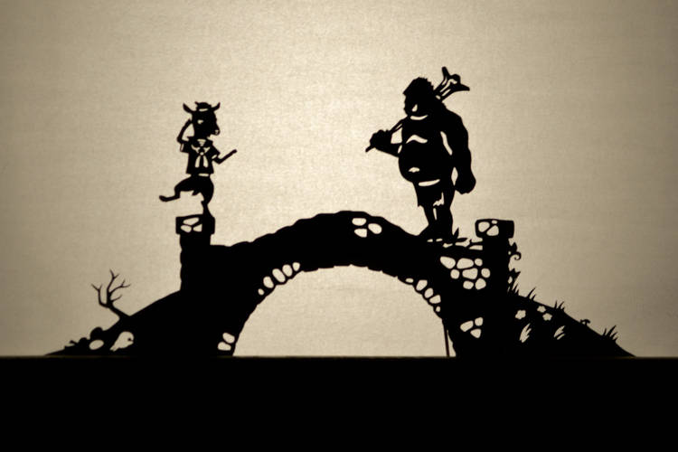 Three Billy Goats Gruff: Shadow Puppets - Etsy