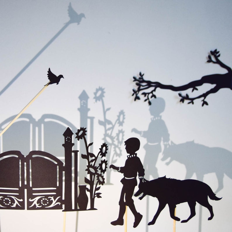 Peter and the Wolf: Shadow Puppets - Etsy