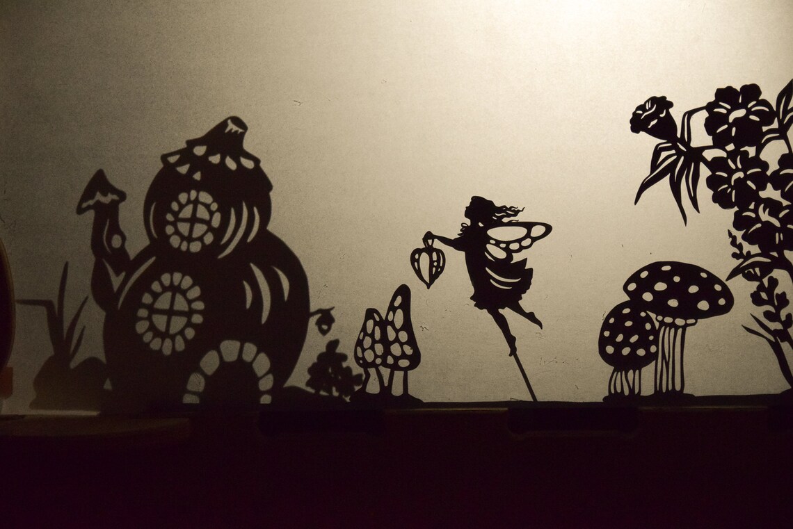 Fairies and Fairyland Shadow Puppet Set: Twelve Puppets - Etsy