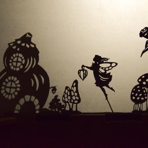 Fairies and Fairyland Shadow Puppet Set: Twelve Puppets - Etsy