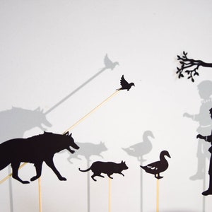 Peter and the Wolf: Shadow Puppets - Etsy