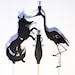 Fox and Crane Shadow Puppet Set - Etsy