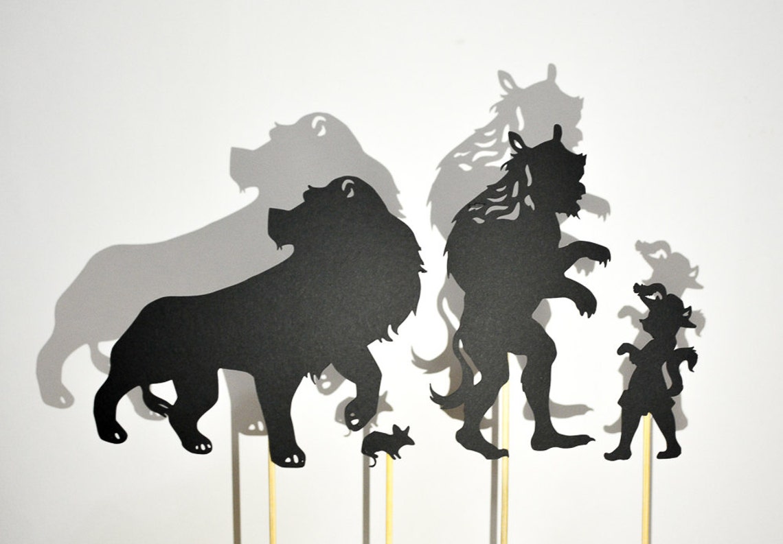 Puss in Boots: Full Shadow Puppet Set - Etsy