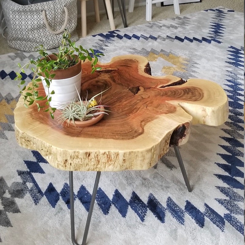Live Edge Side Table - Etsy