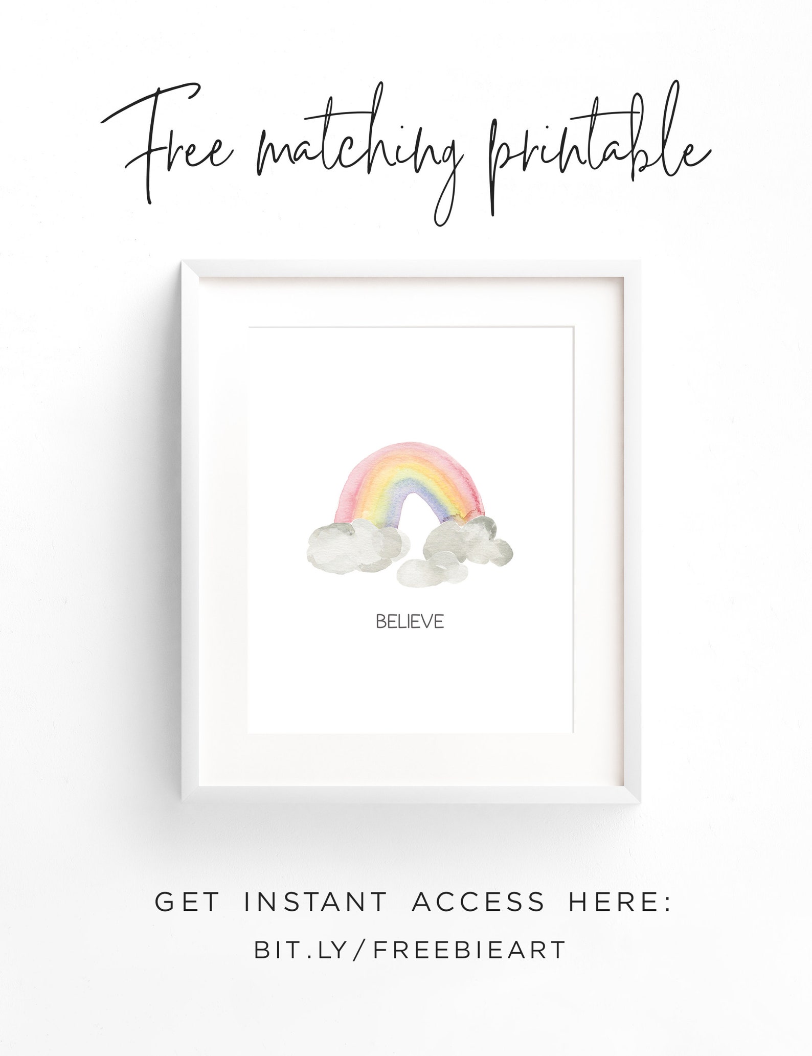 Watercolor Twinkle Twinkle Little Star Wall Art Print for | Etsy