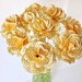 Wedding Vow Paper Roses for A Paper Anniversary First Anniversary Gift ...