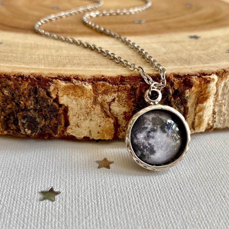 Full Moon Pendant - Etsy