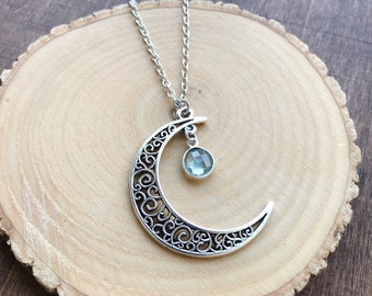 Blue moon jewelry | Etsy