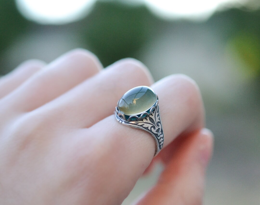 Mood Ring Silver Color Changing Ring Gypsy Jewelry Boho - Etsy