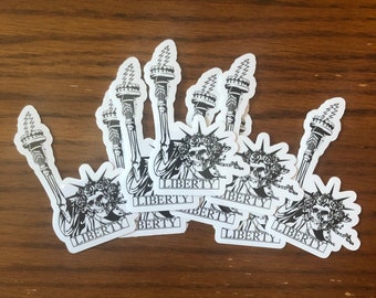 Liberty Car Sticker | Etsy