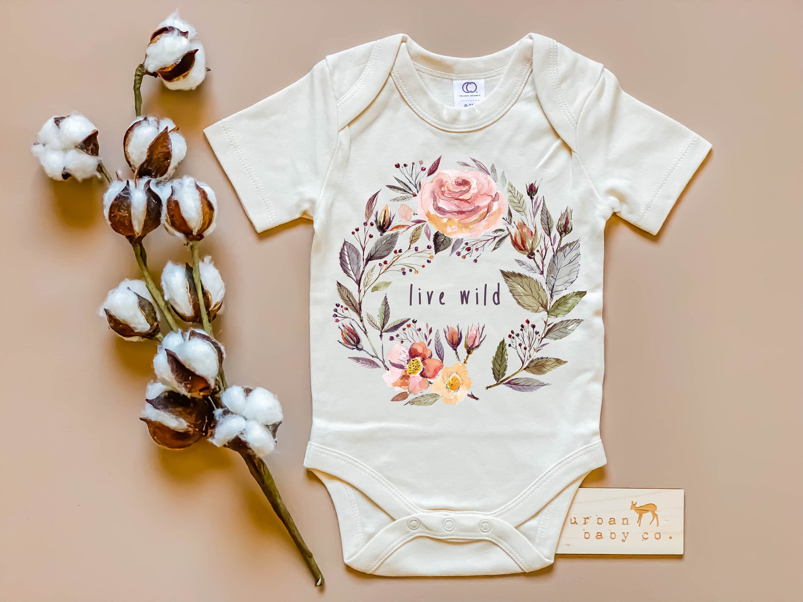 Live Wild Flower Child Boho Baby Girl Infant Toddler | Etsy