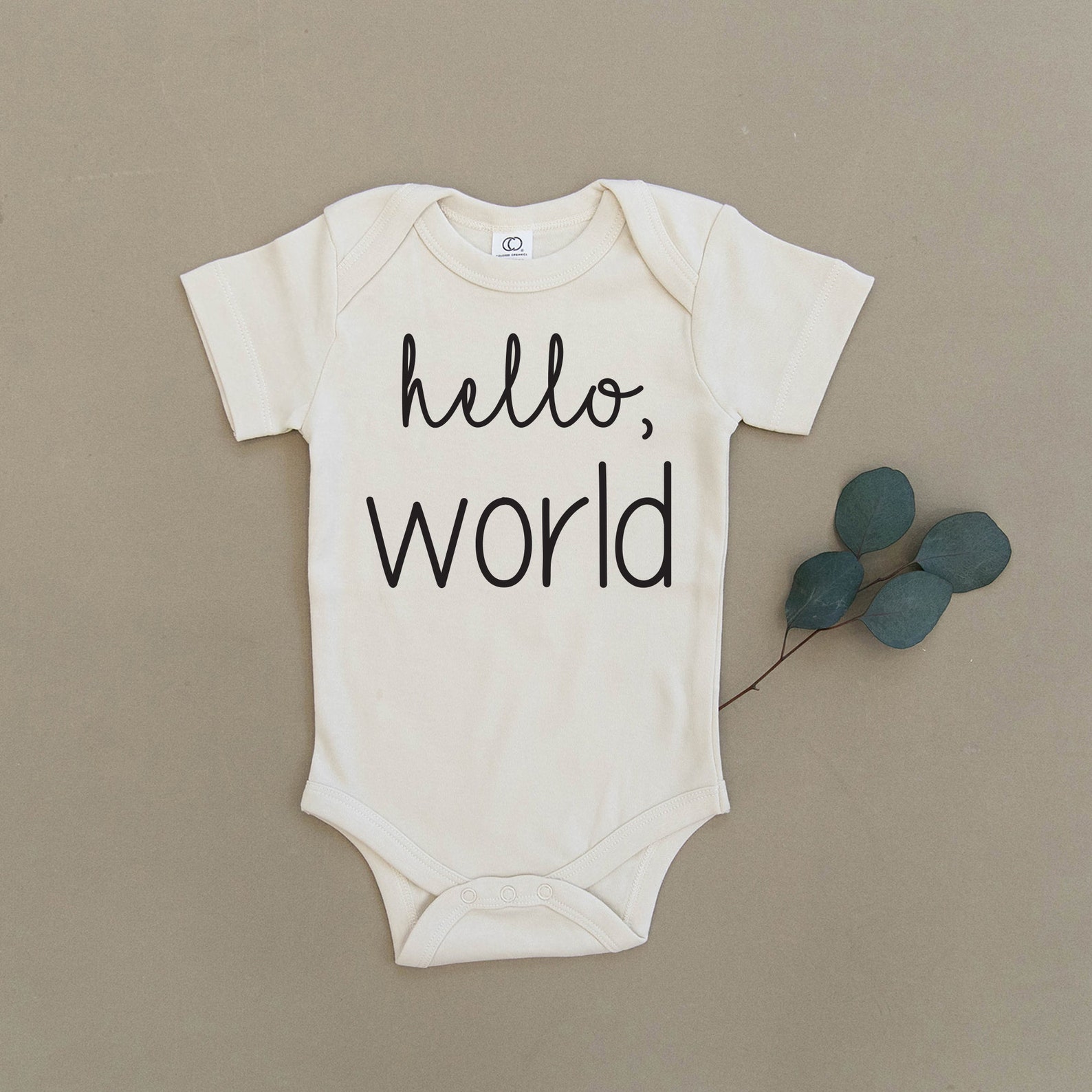 Hello World Baby, Boy, Girl, Unisex, Infant, Toddler, Newborn, Organic ...