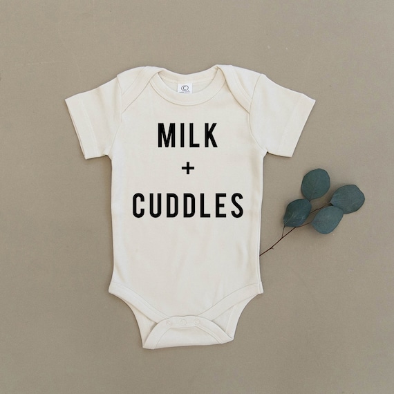 Milk & Cuddles Breastfeeding Modern Baby Boy Girl Infant - Etsy