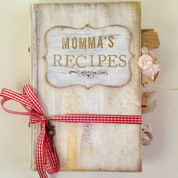 Handmade Recipe Book - Etsy