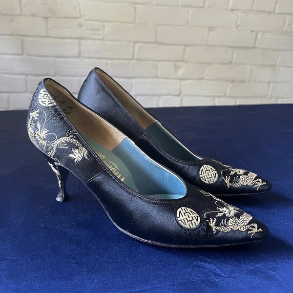 Antique Silk Shoes - Etsy