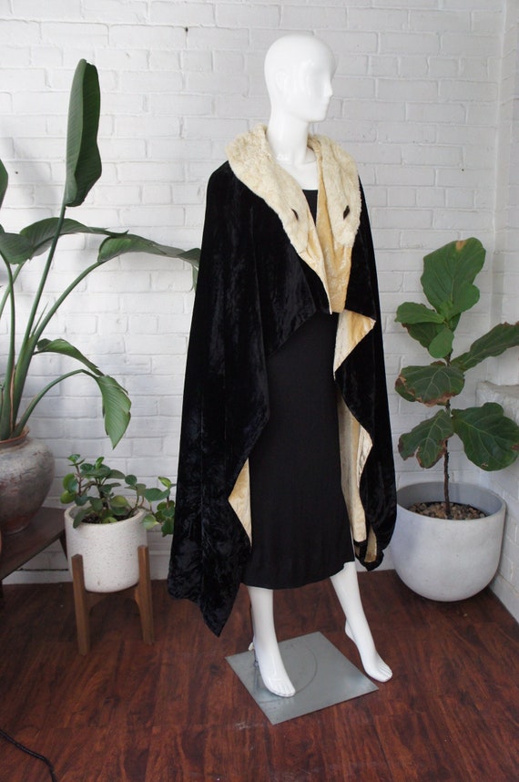 Ermine Cape, Queen coronation Cape, real ermine fur C… - Gem