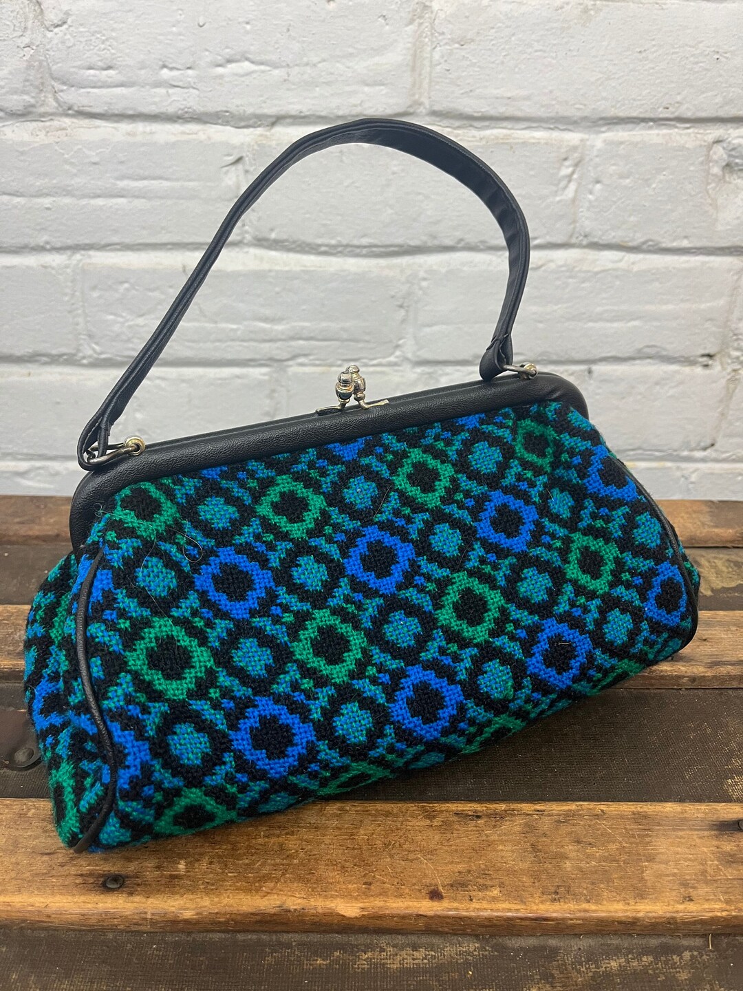 WELSH TAPESTRY Vintage 1960s Pure Wool Welsh Tapestry Handbag - Etsy