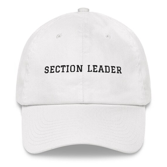 Section Leader Band Camp Buddies Marching Band Dad Hat | Etsy