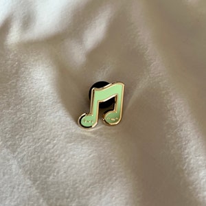 Music Note Hard Enamel Pin, 3/4 Inch, by Band Camp Buddies - Etsy
