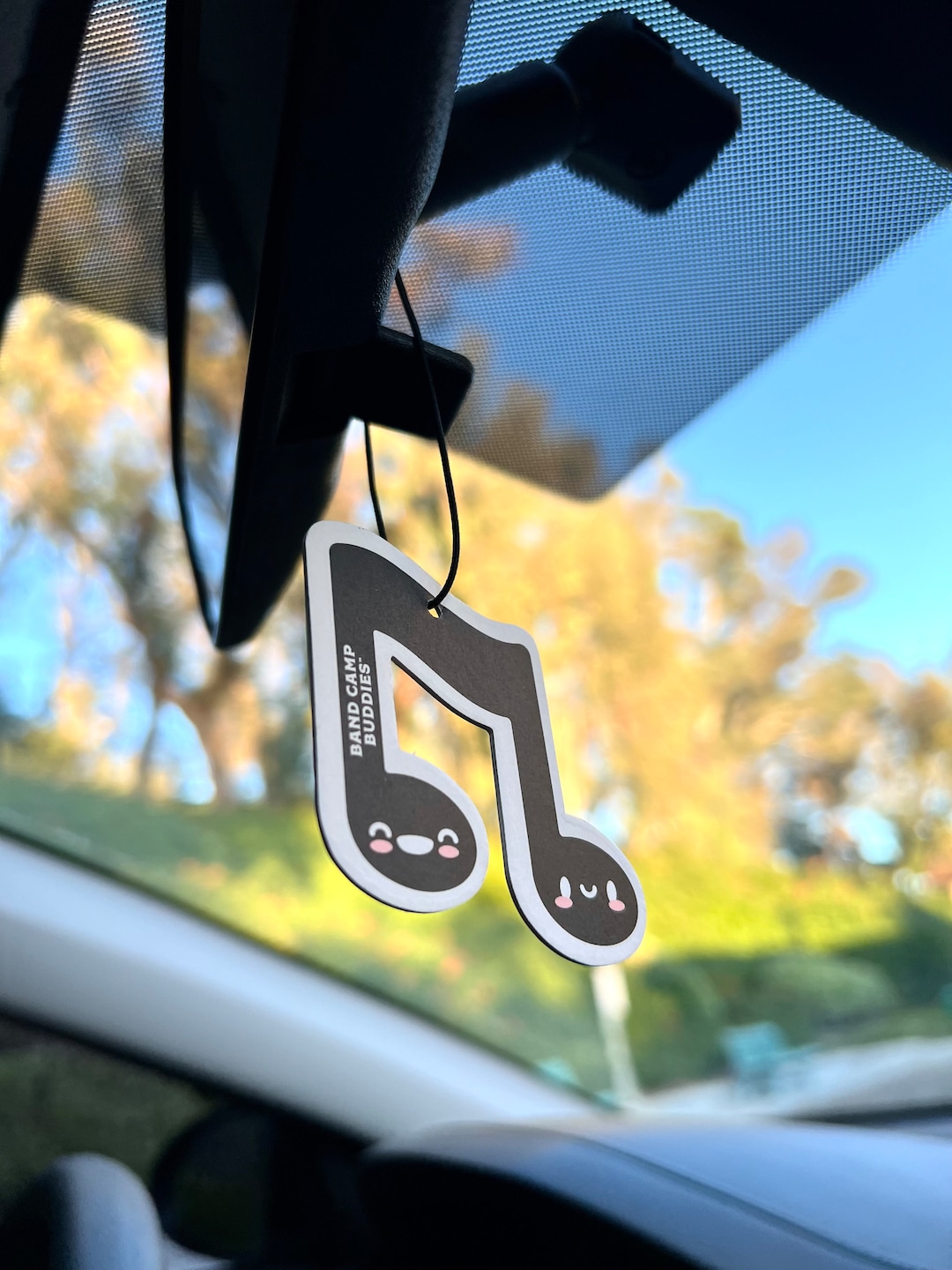 Music Note Car Air Freshener, Black Ice Scented by Band Camp Buddies - Etsy