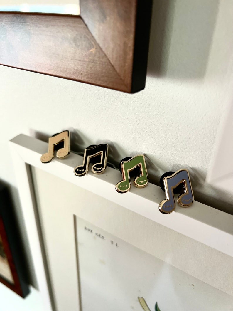 Music Note Hard Enamel Pin, 3/4 Inch, by Band Camp Buddies - Etsy