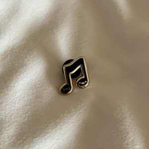 Music Note Hard Enamel Pin, 3/4 Inch, by Band Camp Buddies - Etsy