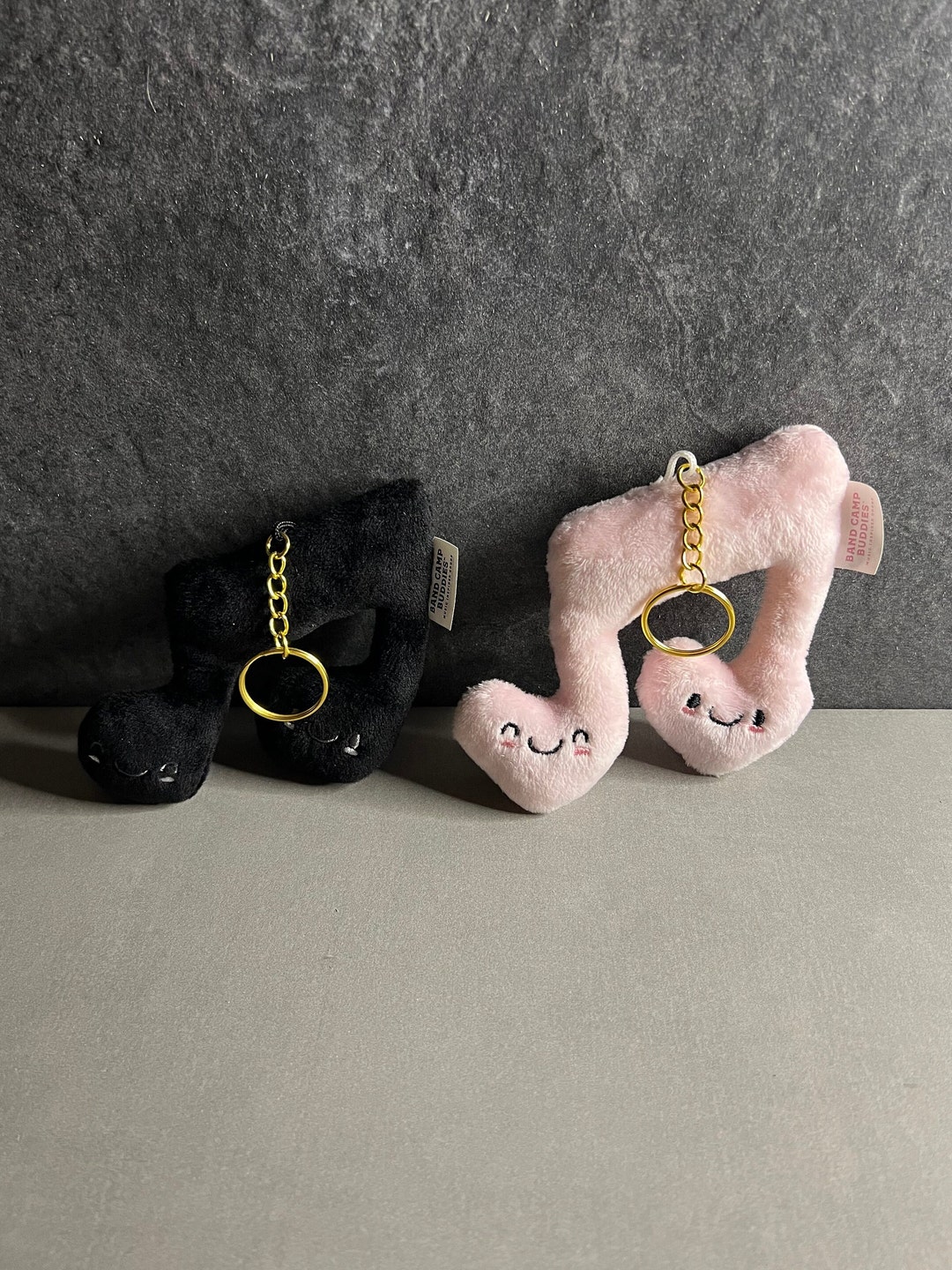 2 Pack, Music Note Plush Soft Keychains by Band Camp Buddies - Etsy